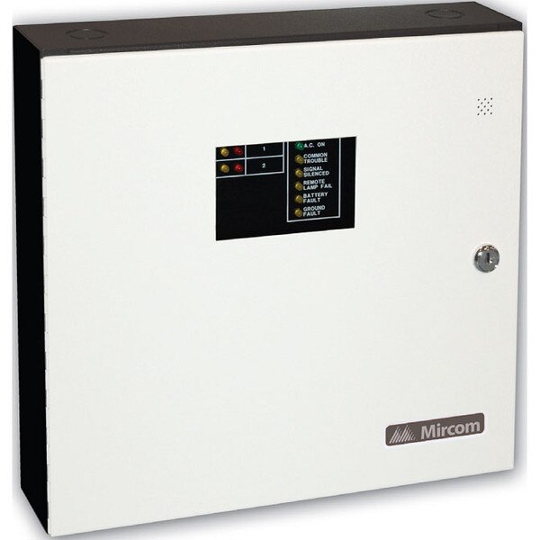 MircomFA-102TR Two zone conventional fire alarm control panel Flush ...